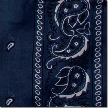 Navy Blue Bandana Wild Rag