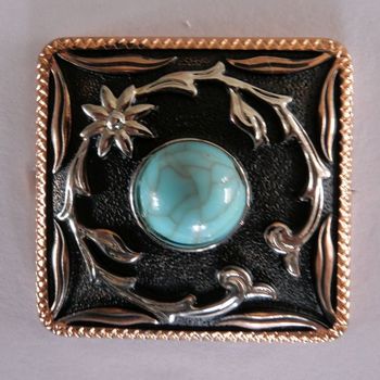 Turquoise Scarf Slide